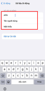 Các bước cài đặt cấu hình APN MobiFone dùng 3G/4G/5G