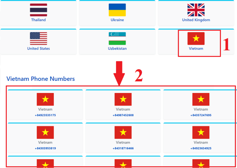 Cách tạo số điện thoại ảo +84 Việt Nam nhận SMS OTP MIỄN PHÍ